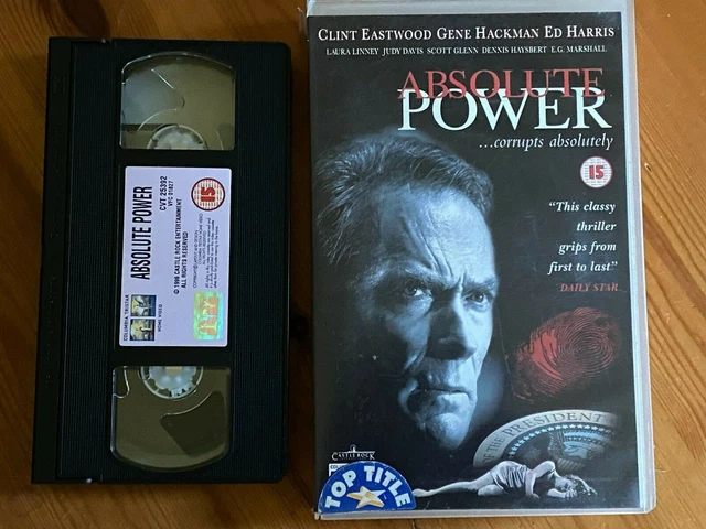 ABSOLUTE POWER CLINT Eastwood Gene Hackman VHS Video BIG CASE EUR 7,49 ... ABSOLUTE POWER CLINT Eastwood Gene Hackman VHS Video BIG CASE EUR 7,49 ...