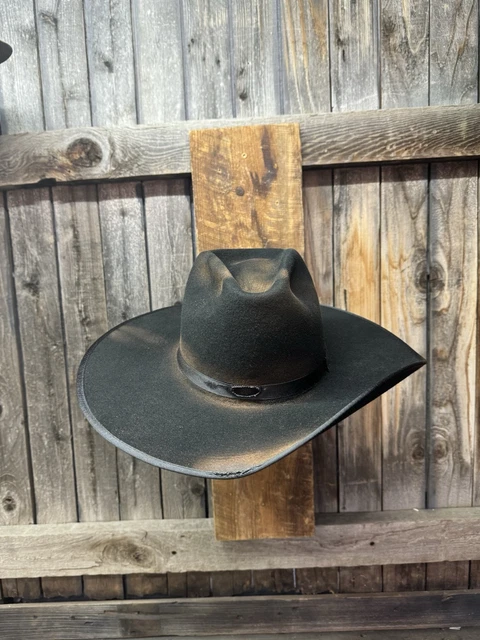 CUSTOM SHAPED DOC Holliday - Tombstone Movie Style Cowboy Hat 7 5/8 £ ...