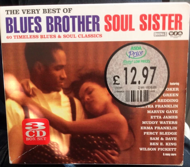 TRIPLE 3 CD Albums The Very Best Of Blues Brother Soul Sister 60 ...