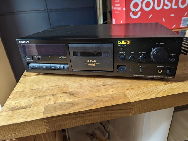SONY TC-K661S 3-HEAD Single Compact Cassette Deck HX Pro Dolby NR B/C/S ...