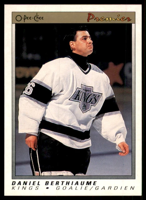 1990-91 O-PEE-CHEE PREMIER Daniel Berthiaume Los Angeles Kings #5 EUR 1 ...