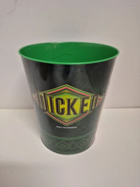 WICKED MOVIE GLINDA / Elphaba Popcorn Bucket / Tin Cinema Merchandise ...