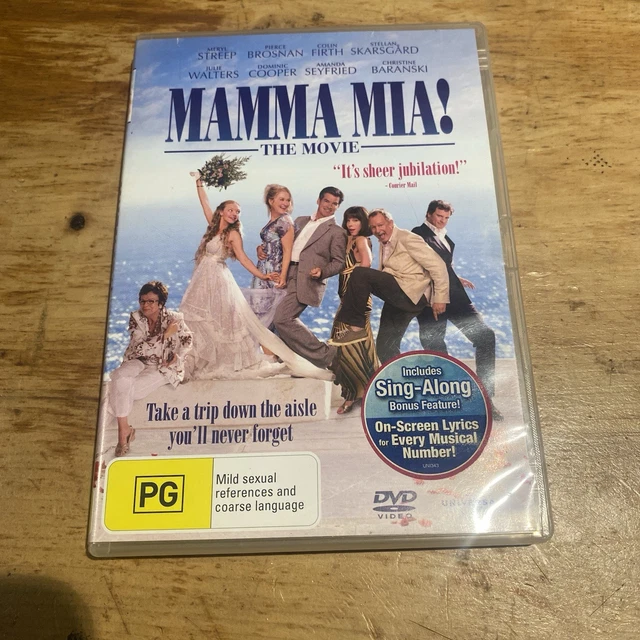 MAMMA MIA DVD Movie Region 4 Free Postage VGC PAL R4 £3.55 - PicClick UK