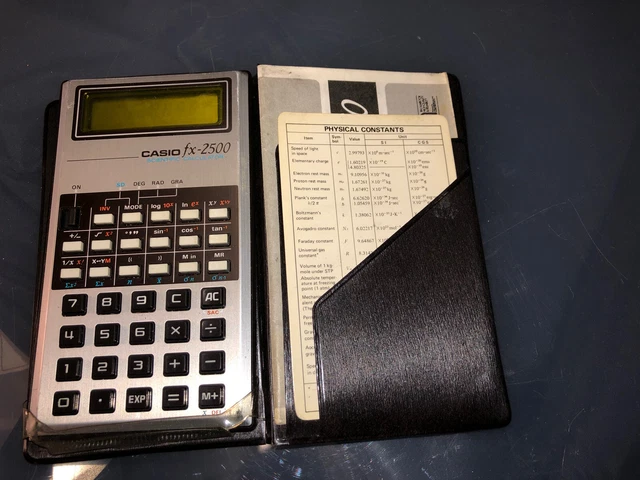 CASIO FX-2500 SCIENTIFIC calculator (retro From 80’s) £3.50 - PicClick UK