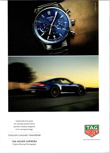 TAG HEUER CARRERA 160th anniversary CBN2011.BA0642 Original A4 Print Ad ...