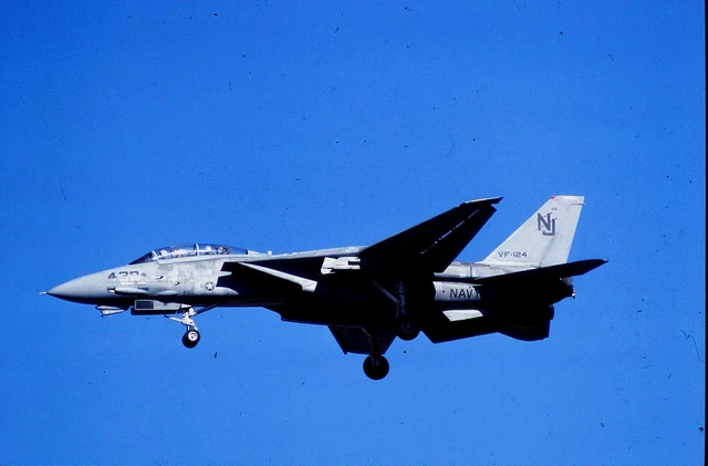 ORIGINAL COLOUR SLIDE F-14A Tomcat NJ-422 of VF-124 US Navy EUR 5,48 ...