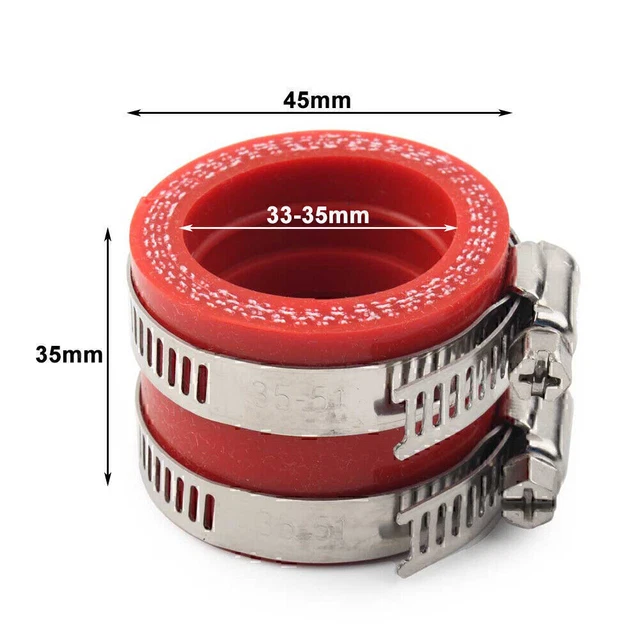 GREEN CARBURETOR RUBBER Adapter Intake Manifold For OKO PWK KEIHIN 28 ...