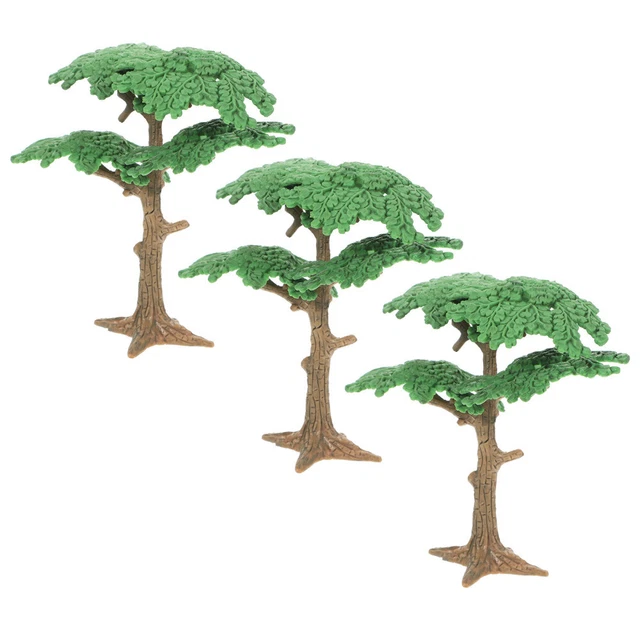 3 PC ARBRE Modèle De Paysage Jouet Figurines D'arbres Pour Projets EUR ...