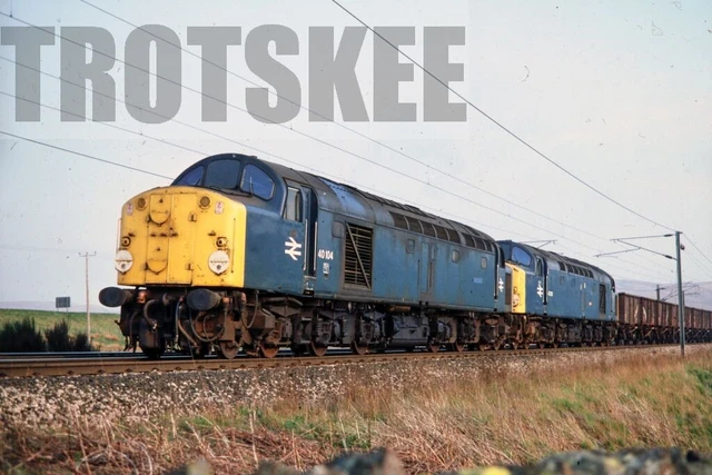 35MM SLIDE BR British Railways Diesel Loco Class 40 40104 Shap 1984 ...