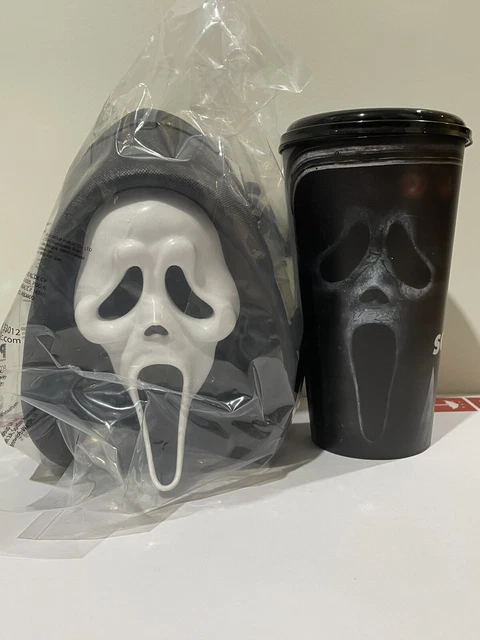 SCREAM 6 VI 2023 Ghost Face Popcorn Bucket New Sealed Cinemark Free ...
