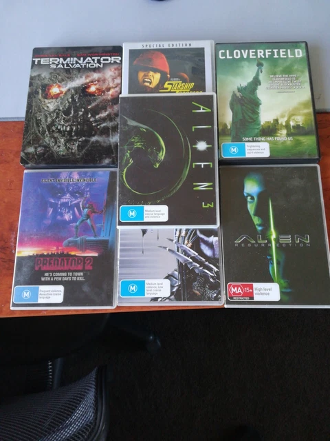 ALIEN/PREDATOR/TERMINATOR SCI FI Horror 7 X Dvd Bundle EUR 4,86 ...
