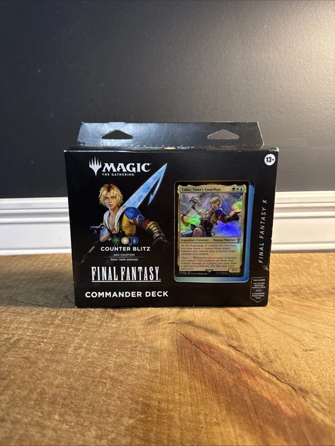 MAGIC: THE GATHERING Final Fantasy X Commander Deck Counter Blitz Tidus ...