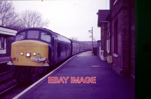 ORIGINAL 35MM SLIDE CLASS 45 LOCO NO 45104 AT BLAXTED STATION 12/86 ...