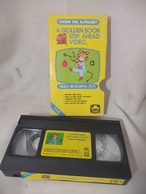 GET READY FOR School Know the Alphabet VHS Educational Movie Golden ...