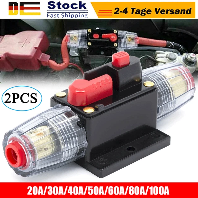 12V-24V DC FUSIBLE automatique interrupteur automatique voiture 20A ...
