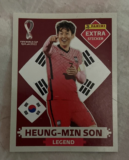 PANINI WORLD CUP 2022 Extra Sticker Heung-Min Son Red Legend EUR 5,61 ...