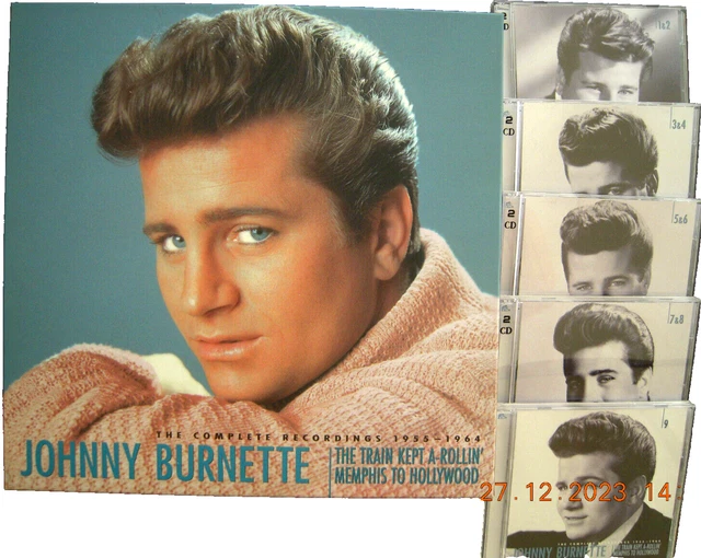 JOHNNY BURNETTE COMPLETE Recordings 1955-1964 COFFRET BEAR FAMILY 9 CDs ...