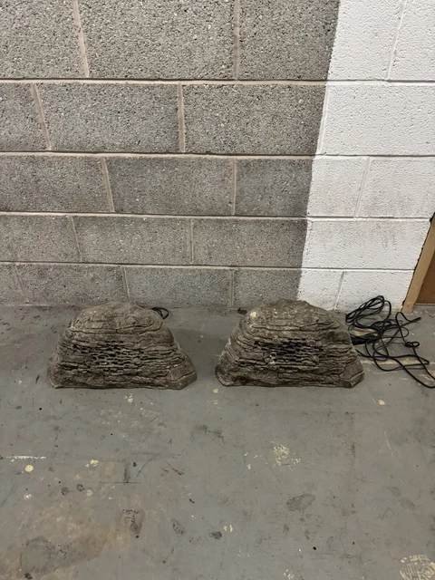 ROCKUSTICS ROCKY TOO Coax Outdoor Speakers Sandstone Spare Or Repair £ ...
