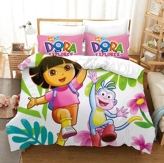 DORA THE EXPLORER Collection Single/Double/Queen/King Bed Quilt Cover ...