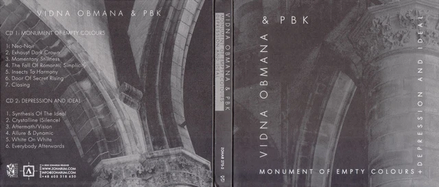 VIDNA OBMANA & PBK: Monument of Empty Colours + Depression and Ideal ...