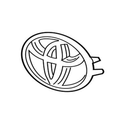 GENUINE OEM FRONT Bumper Cover Emblem Radiator Grille For Toyota RAV4 ...