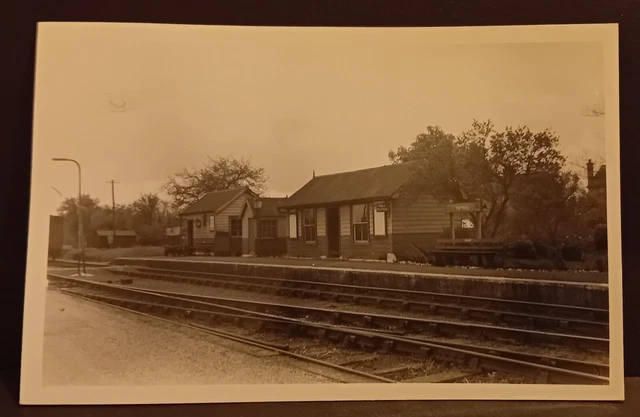 OLD REAL PHOTO Postcard - Tiptree Railway Station Essex England UK ...