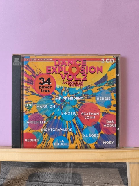 CD-SAMPLER-DOPPEL-ALBUM: VARIOUS - Dance Explosion Vol. 2 (1995) EUR 1 ...