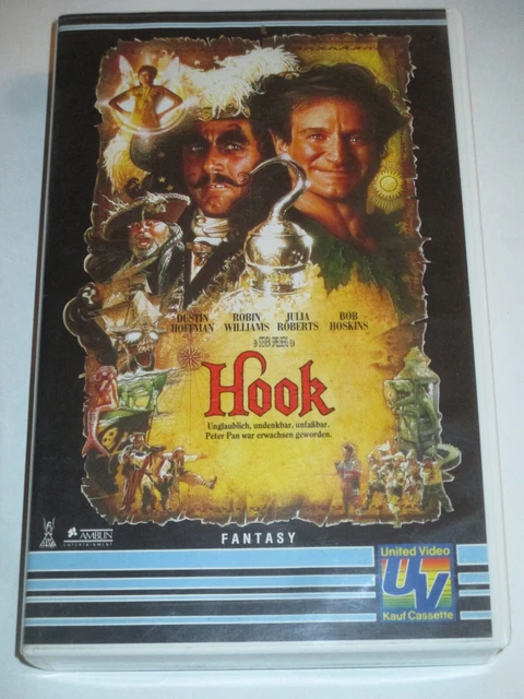 UV - HOOK - VHS/Fantasy/Robin Williams/Dustin Hoffman/Julia Roberts EUR ...