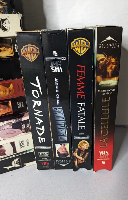 VHS MOVIES LOT. FRENCH Version. All Tested and in good Condition ...
