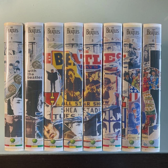 THE BEATLES ANTHOLOGY Complete VHS Set Vol. 1-8 Vintage Video Collection 8249AK £727.64 ...