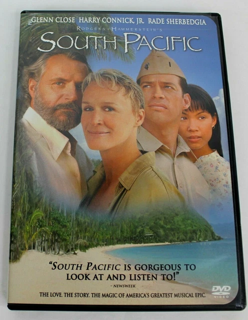 SOUTH PACIFIC DVD Glenn Close Harry Connick Jr Rogers & Hammerstein's ...
