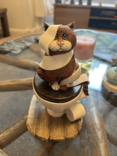 BORDER FINE ARTS Studio Comic & Curious Cats 'All Tied Up' Figure 2000 ...