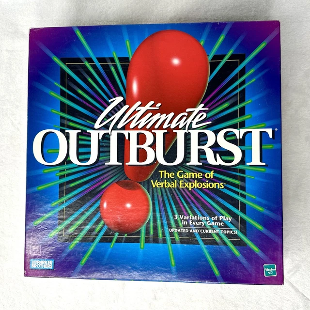 ULTIMATE OUTBURST VERBAL Explosions Game Complete Hasbro/Parker ...