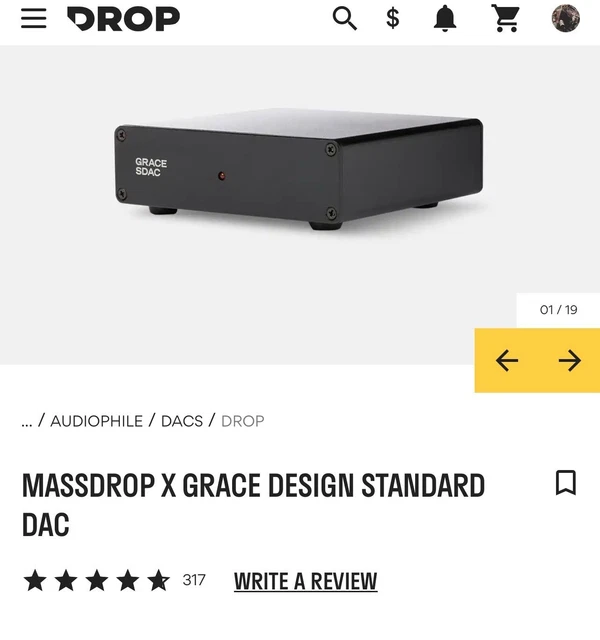 MASSDROP X GRACE DAC and Objective 2 Headphone AMP EUR 76,88 - PicClick FR