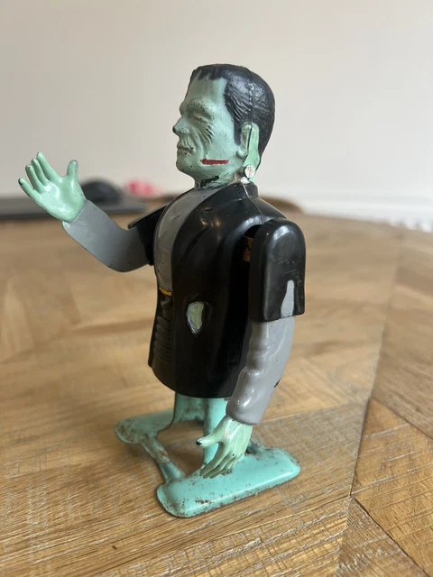 ULTRA RARE WORKING Vintage Marx Toys Wind-Up Frankenstein Robot Monster ...