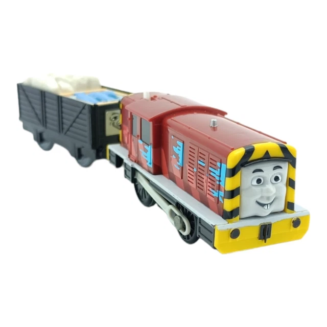 SALTY THOMAS TOMY Trackmaster Motorised Engine + Fish Delivery Truck ...