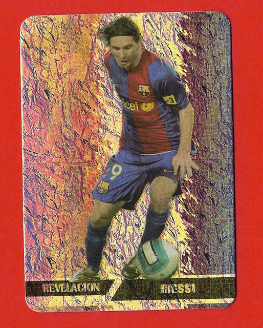 LIONEL MESSI 2007 2008 Mundi Cromo Revelacion Fichas de la Liga #542 £ ...