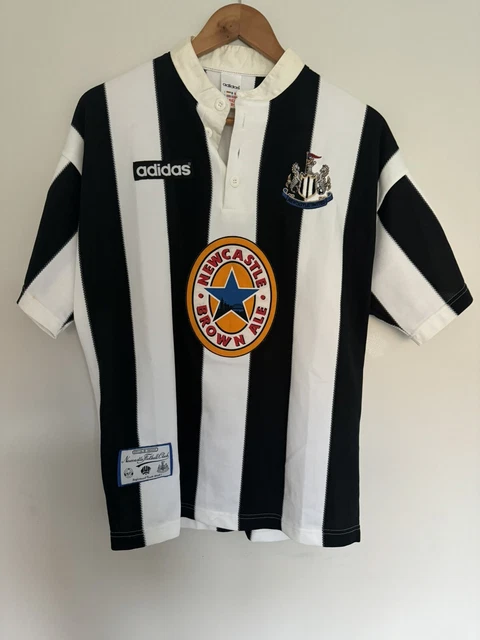 NEWCASTLE UNITED 1995/96 Football Shirt Vintage Adidas NUFC Large L ...