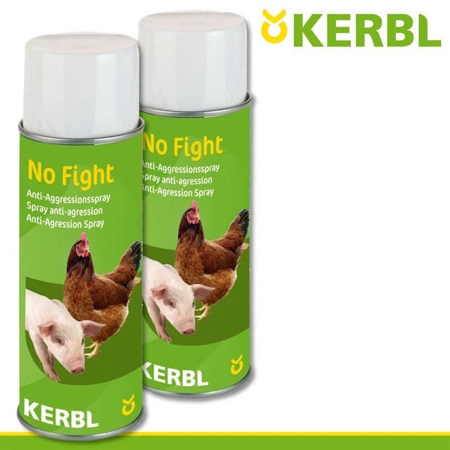 KERBL 2X 400ML Bombe Anti-agression Non Fight Duftentferner Porc Poules ...