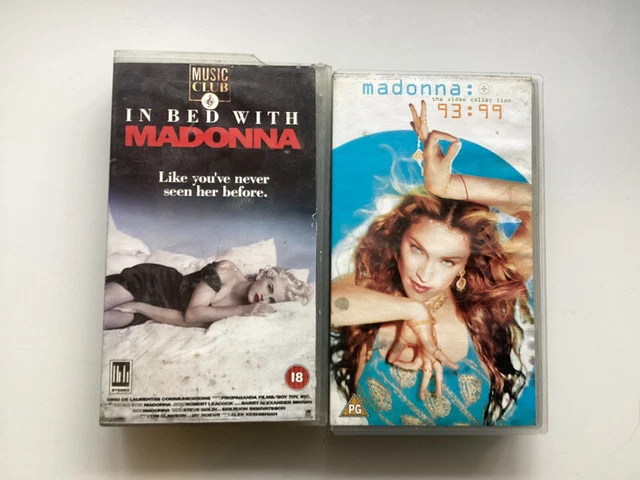 IN BED WITH Madonna & Madonna 93:99 VHS Bundle £4.99 - PicClick UK