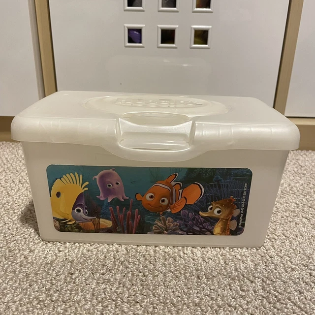 HUGGIES BABY WIPES Finding Nemo Box Tub Container Pop Up Dispenser ...