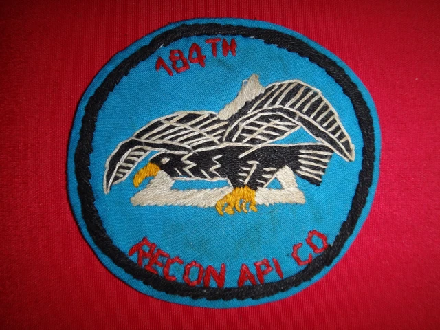 VIETNAM WAR HAND Made Patch US 184th RECON AIRPLANE COMPANY $10.86 ...