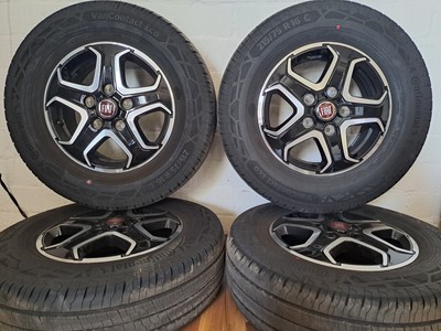 ROUES COMPLÈTES JANTES Fiat Ducato camping car pneus 225/75R16 5x130 ...