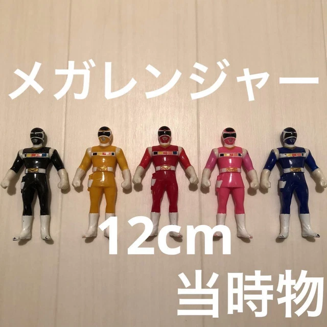 POWER RANGERS IN Space Megaranger soft vinyl 5set Bundle Bulk Japan ...