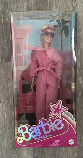 BARBIE THE MOVIE Doll Margot Robbie As Barbie In Pink Power Jumpsuit ...