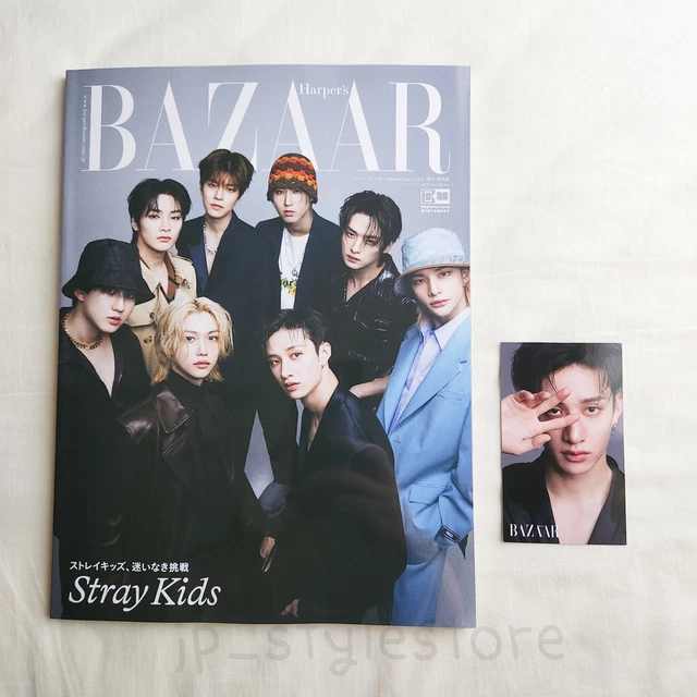 STRAY KIDS BANG Chan Photocard Harper's BAZAAR 2023 Japanese Magazine ...