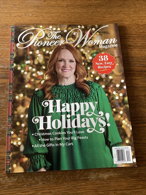 THE PIONEER WOMAN Magazine Happy Holidays Christmas 2024 Recipes & More ...