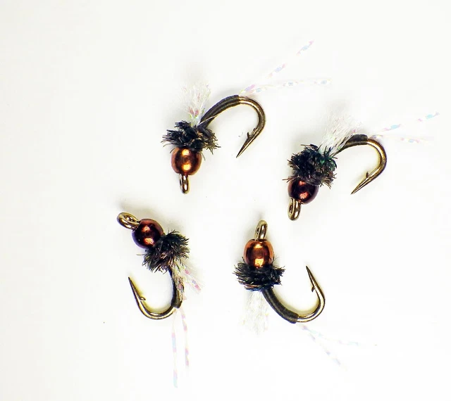 CHEESEMAN EMERGER CHOCOLATE Nymphs Fly Fishing Flies Trout Flies Lot ...