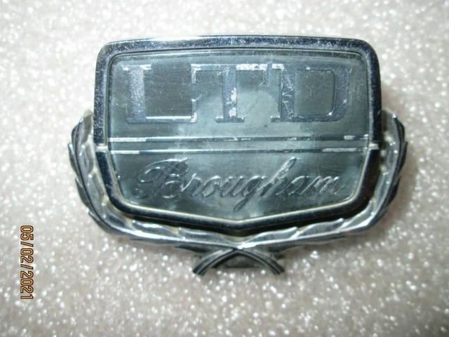 1975, 1976, 1977 FORD LTD BROUGHAM ROOF PILLAR EMBLEM BADGE FoMoCo OEM ...