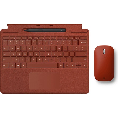 MICROSOFT SURFACE PRO Signature Keyboard Poppy Red with Surface Slim ...